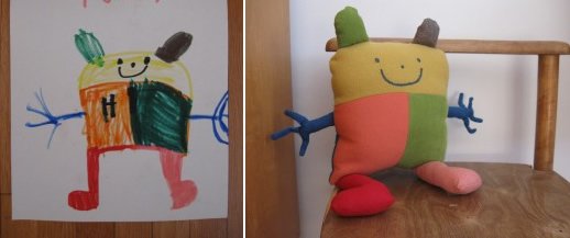Stuffed Toy From a Child's Drawing - Boing Boing