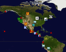Map of current emergencies around the world - Boing Boing