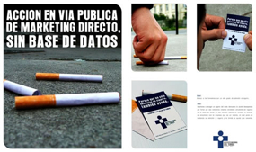Anti-smoking propaganda designed as discarded cigarettes - Boing Boing