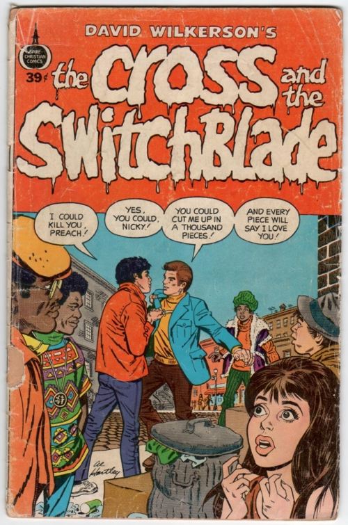 Cross and Switchblade comic book cover - Boing Boing